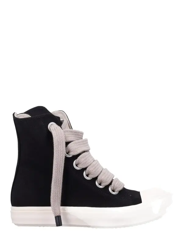 Rick Owens Zip Detail High-top Sneakers - Black
