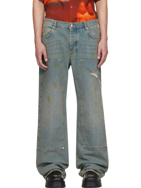 MISBHV Sunrise Wash Carpenter Denim Jeans - Green
