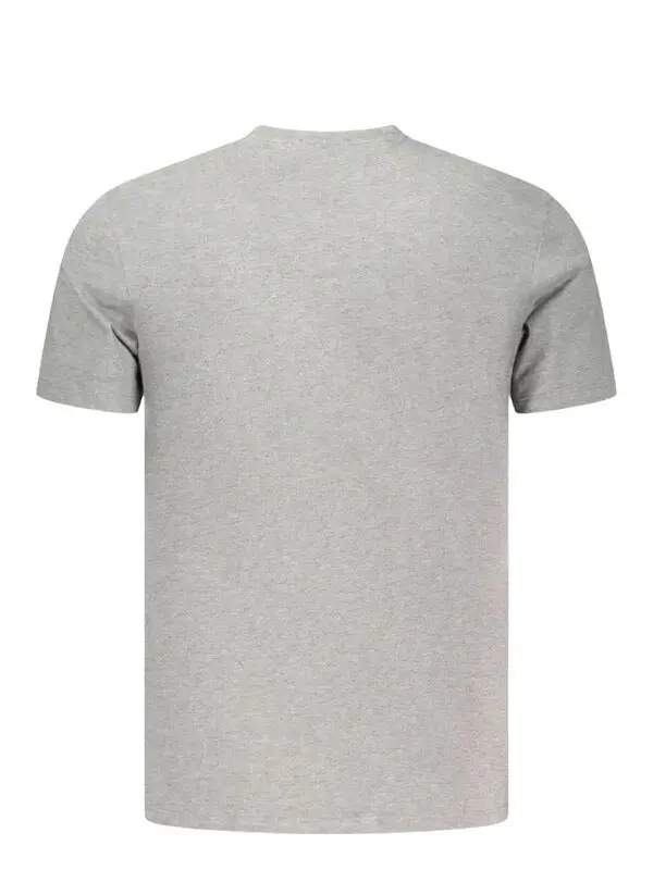 Calvin Klein Logo-embroidered Cotton T-shirt - Grey
