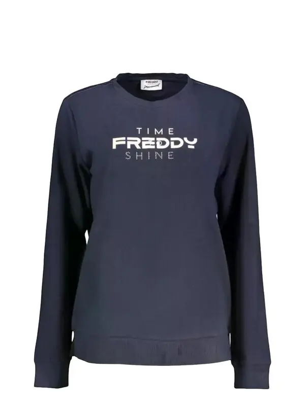 FREDDY Time Shine Logo-print Sweatshirt - Blue