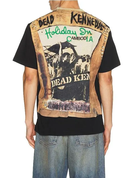 PLEASURES X Dead Kennedys Vest Heavyweight Tee - Black
