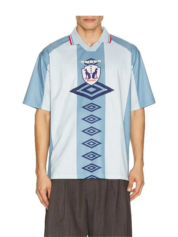 PLEASURES X Umbro Two Cats Jersey - Blue