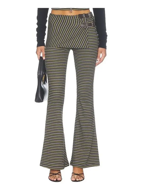 ZEMETA Olive Grove Stripe Fleece Pant - Multi