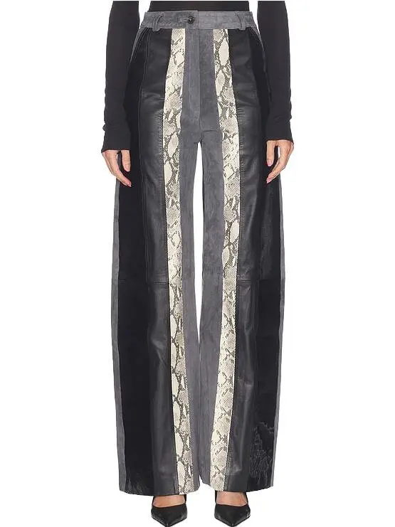 ZUT Niigata Pants In Black - Multi