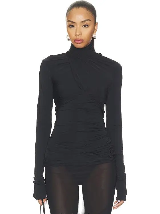 ENTIRE STUDIOS Gres Top - Black