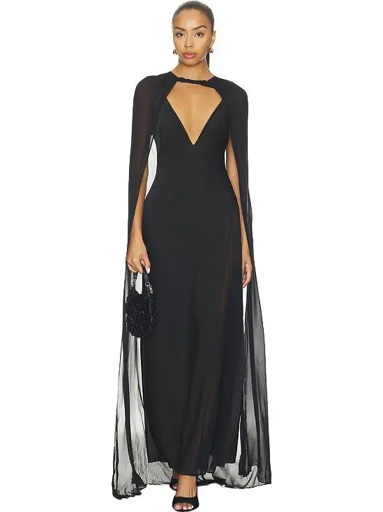 LOVERS AND FRIENDS Nia Maxi Dress - Black