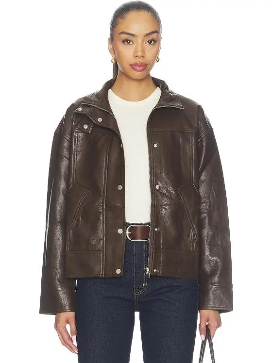 SOVERE / Verin Pu Jacket - Chocolate
