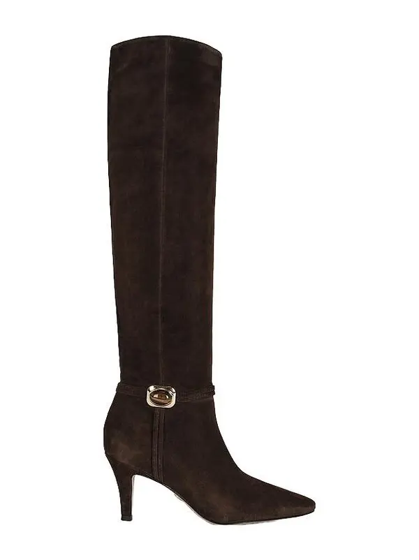 Veronica Beard Angeline Boot In Chocolate - Espresso