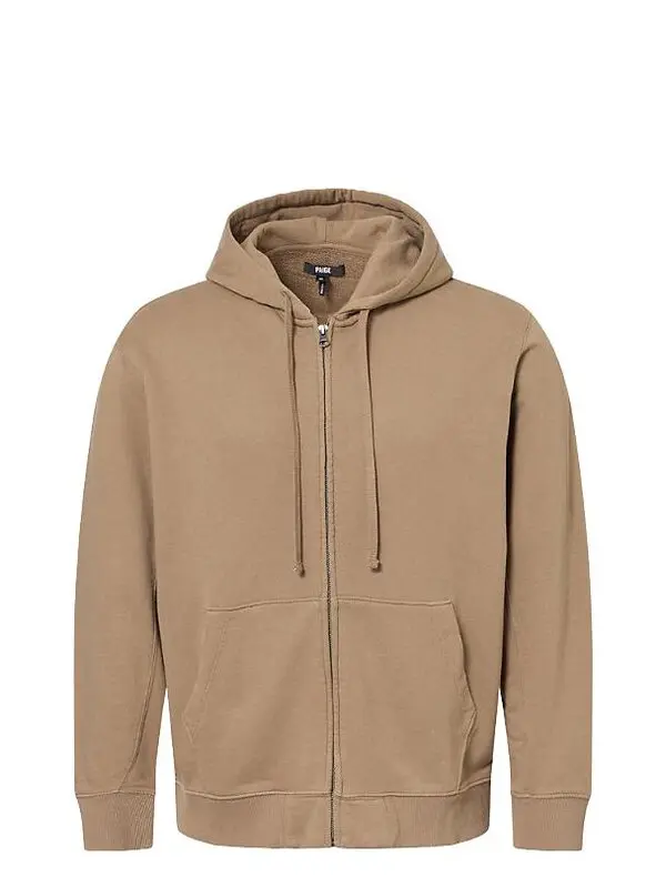 Paige Avon Zip-up Cotton Hoody - Washed Hinoki