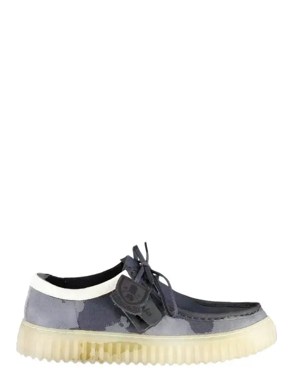 Clarks Torhill Lo Logo-tag Desert Boots - Blue