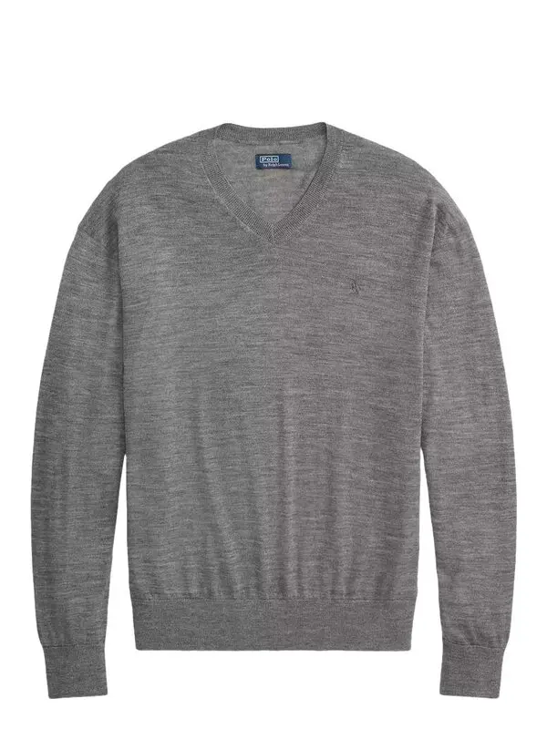 Polo Ralph Lauren Wool Pony-embroidered Sweater - Grey