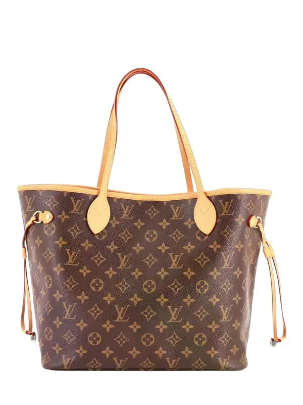 LOUIS VUITTON Neverfull Nm Monogram Canvas Mm Tote Bag - Brown