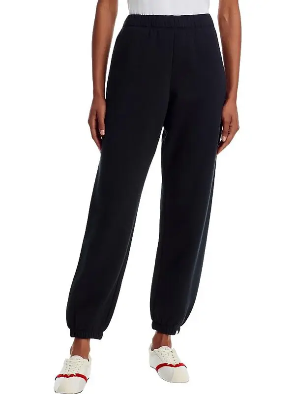 Tkees Ceramic Fleece Boyfriend Jogger Sweatpants - Black