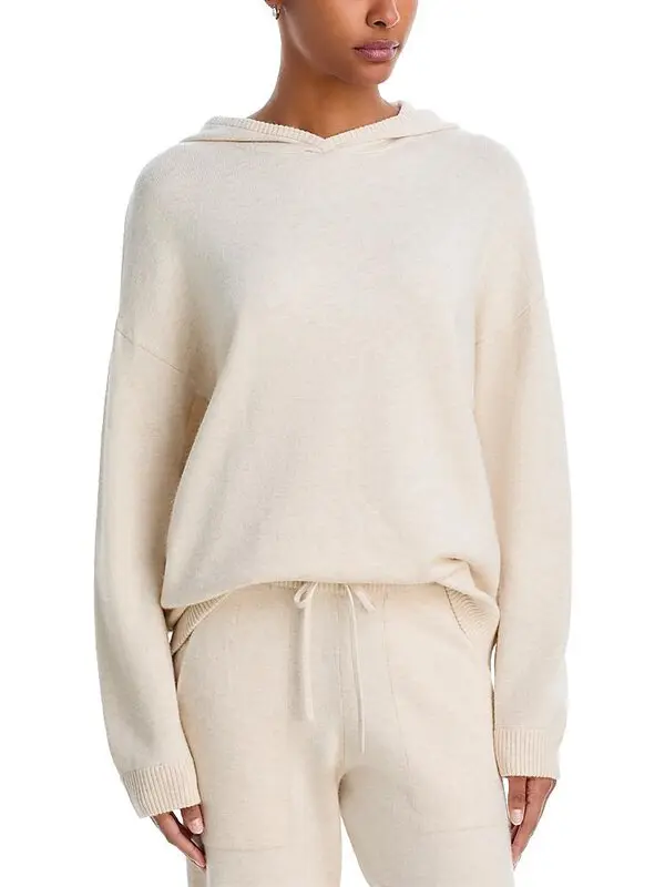Tkees Oversized Terry Drop Shoulder Hoodie Exclusive - Heather Beige