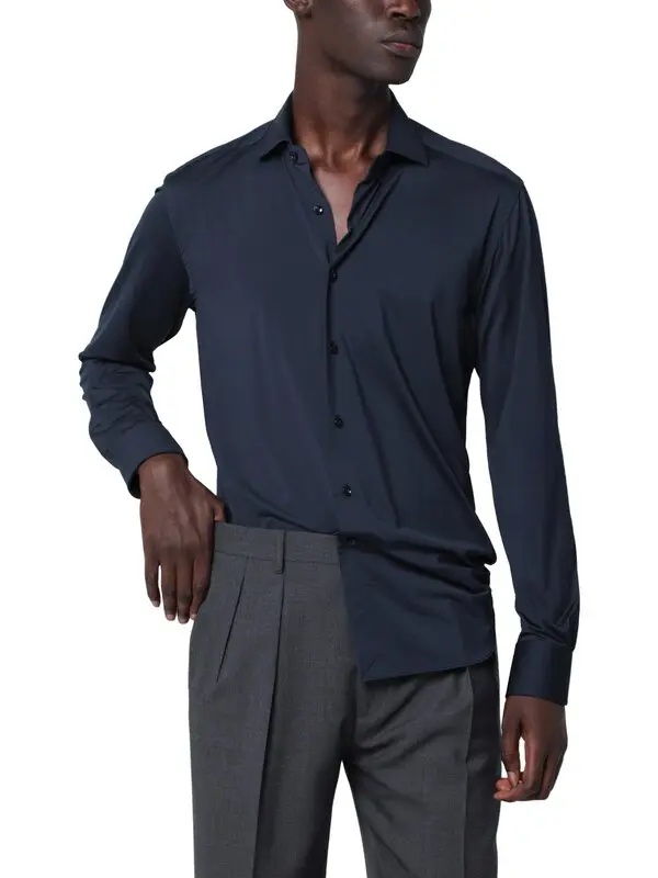 XACUS Active Twill Shirt - Blue