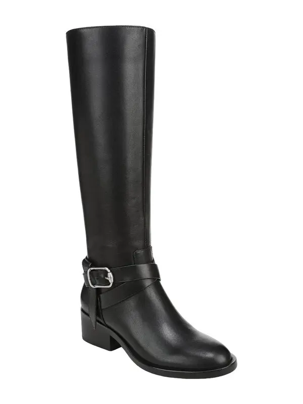 Nordstrom Samara Leather Tall Boot - Black