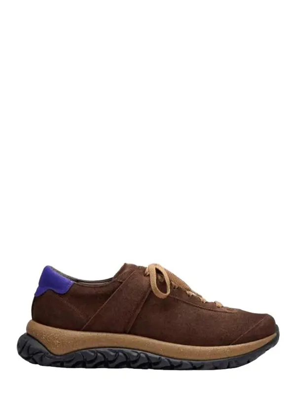 BIRKENSTOCK Stroedt Suede Low-top Sneakers - Marone