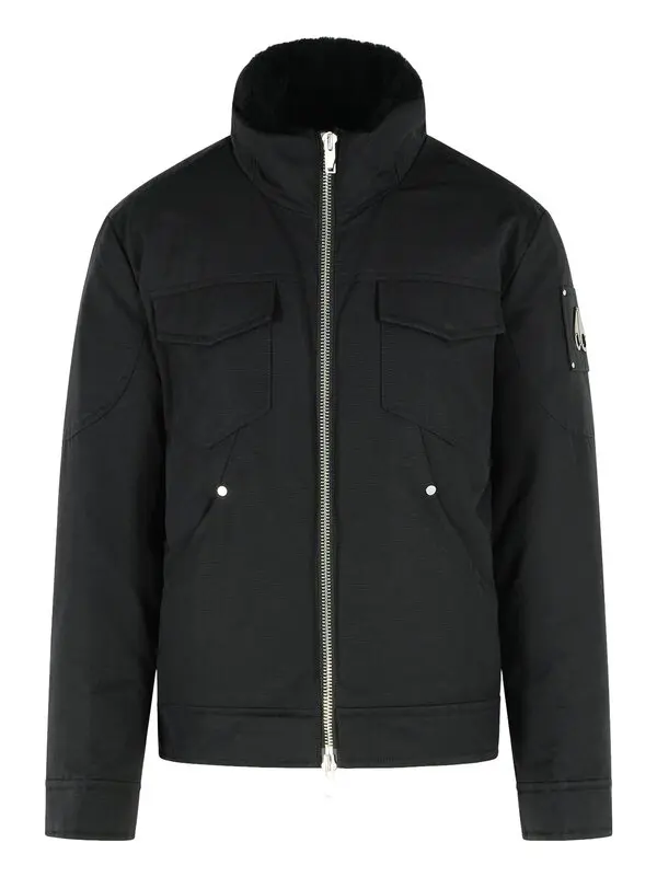 Moose Knuckles Falcon' Cotton Blend Jacket - Black