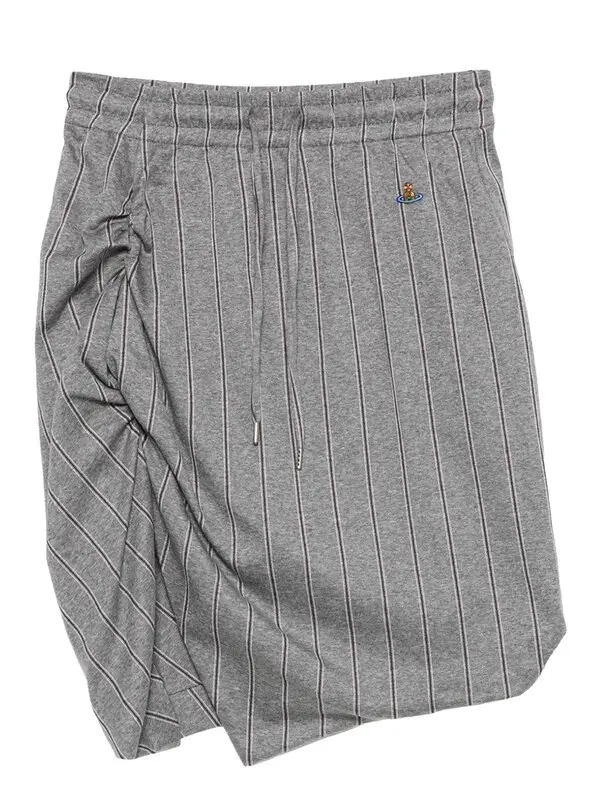 VIVIENNE WESTWOOD Mini Side Panther Skirt 'melange Tobacco - Tan