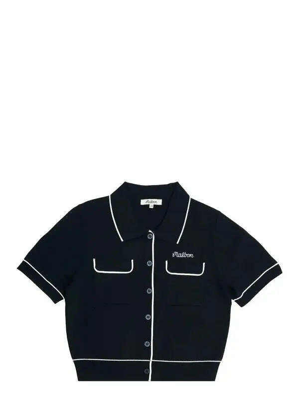 MALBON Jacqueline Polo Shirts 'midnight - Tan