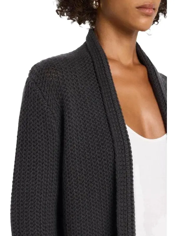 Tse Cashmere Cashmere Open Shawl-collar Cardigan - Bark
