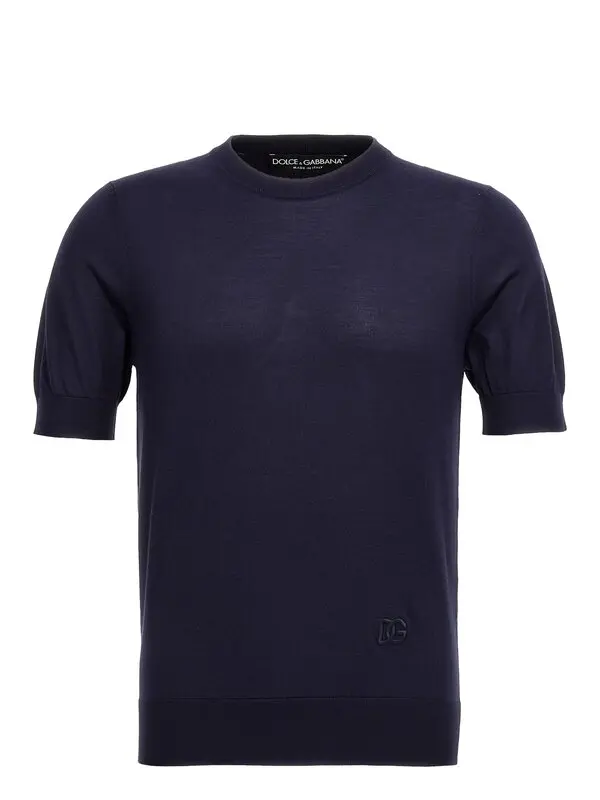 Dolce & Gabbana Logo Sweater - Blue