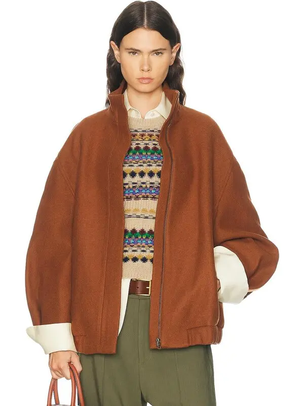 Dries Van Noten Voles Jacket - Rust