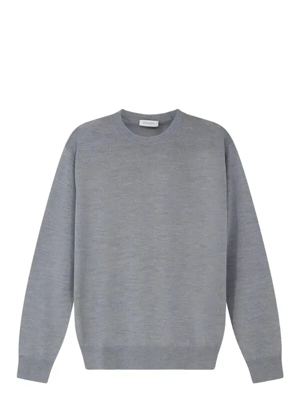 BRAMANI CASHMERE Wool Crewneck Sweater - Grey