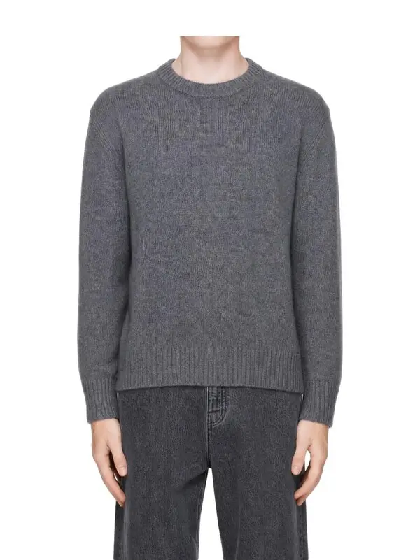 LISA YANG Kristian Crew-neck Knit Sweater - Gray