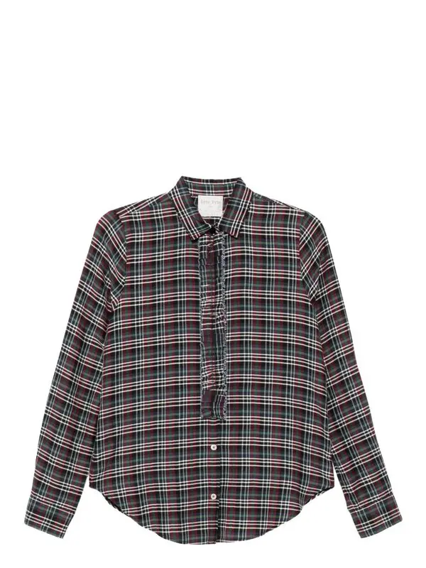 FORTE_FORTE Cotton Blend Tartan Shirt - Multicolor