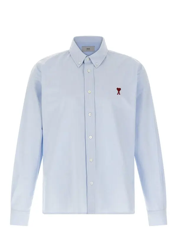 AMI Paris De Coeur' Shirt - Blue