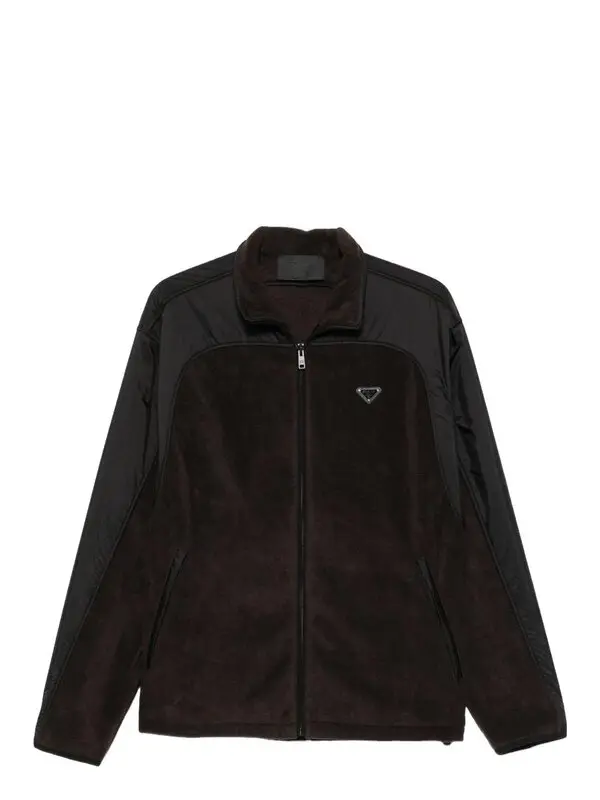 Prada Re-nylon And Fleece Blouson Jacket - Multicolor