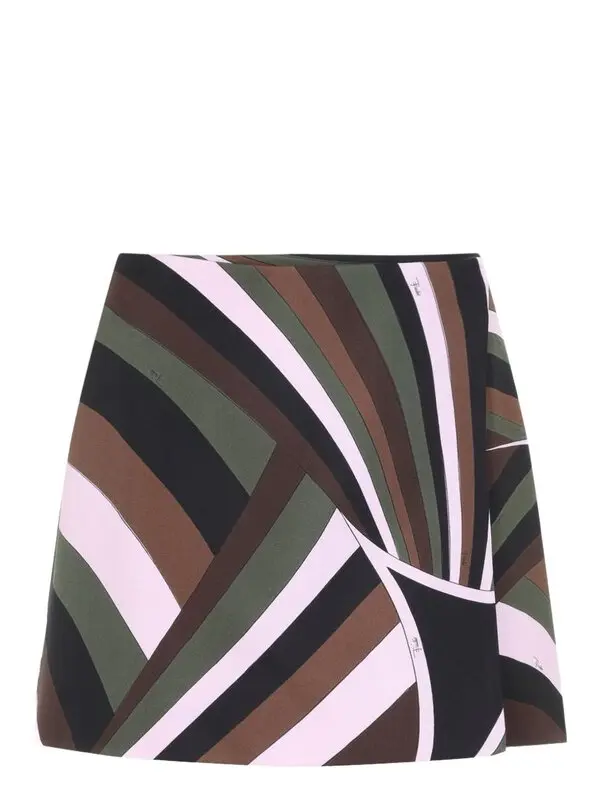 Emilio Pucci Printed Mini Skirt - Multicolor