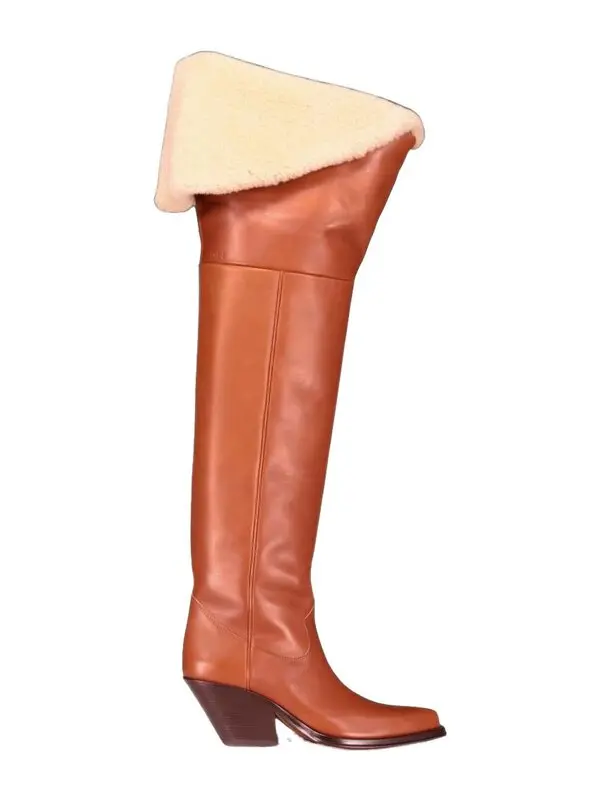 Chloé Azelan Leather Boots - Multicolor