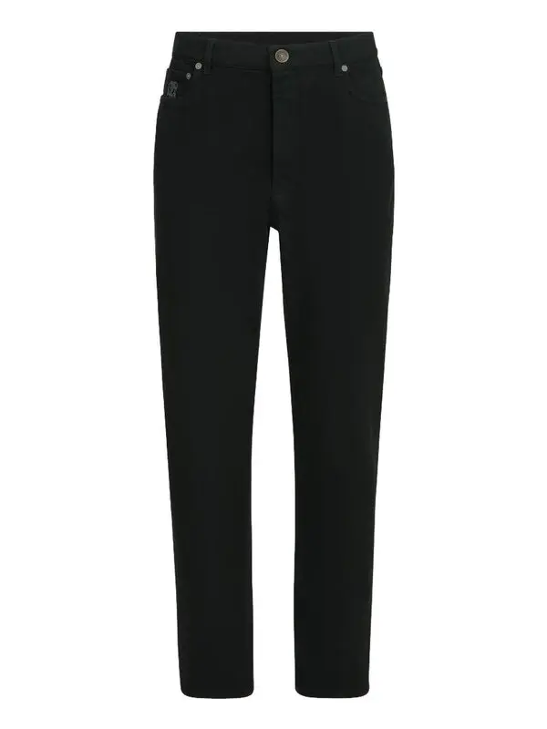 Brunello Cucinelli Cotton Trousers - Multicolor