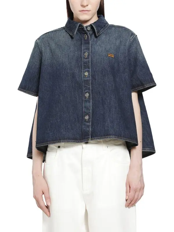 Loewe Denim Trapeze Shirt - Multicolor