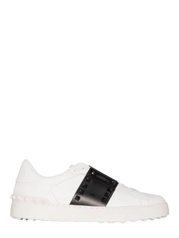 Valentino Garavani Rockstud Untitled Leather Sneakers - Multicolor