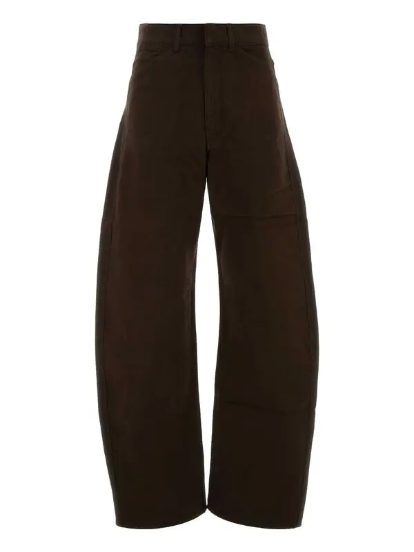 LEMAIRE Chocolate Denim Jeans - Brown