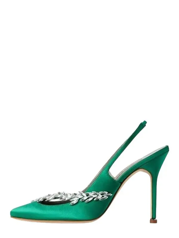 Balenciaga Manolo Blahnik Slingback - Grass