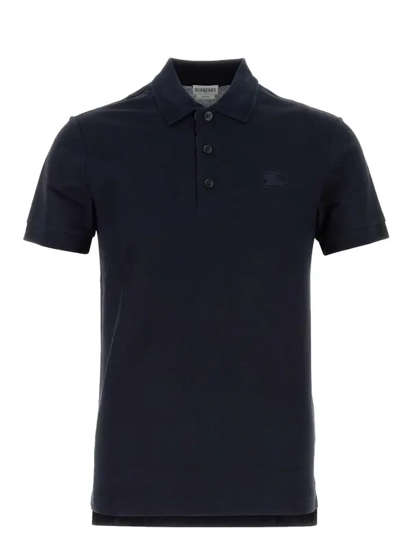 Burberry Midnight Piquet Polo Shirt - Blue