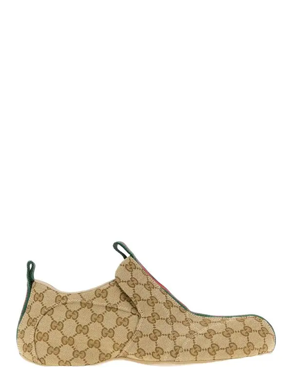 Gucci Gg Fabric Drip Slip Ons - Multicolor