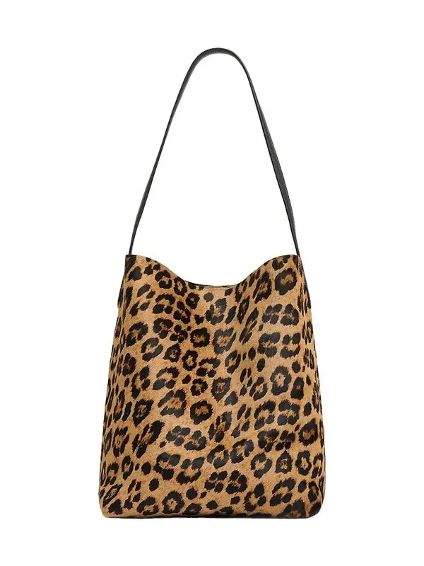 MANSUR GAVRIEL Everyday -print Calf Hair Basket Bag - Leopard