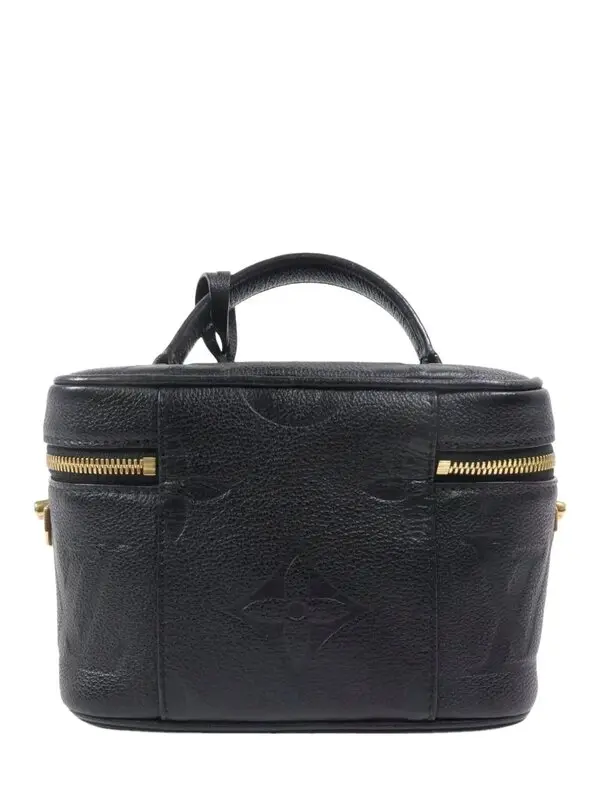 LOUIS VUITTON Vanity Case Two-way Handbag - Black