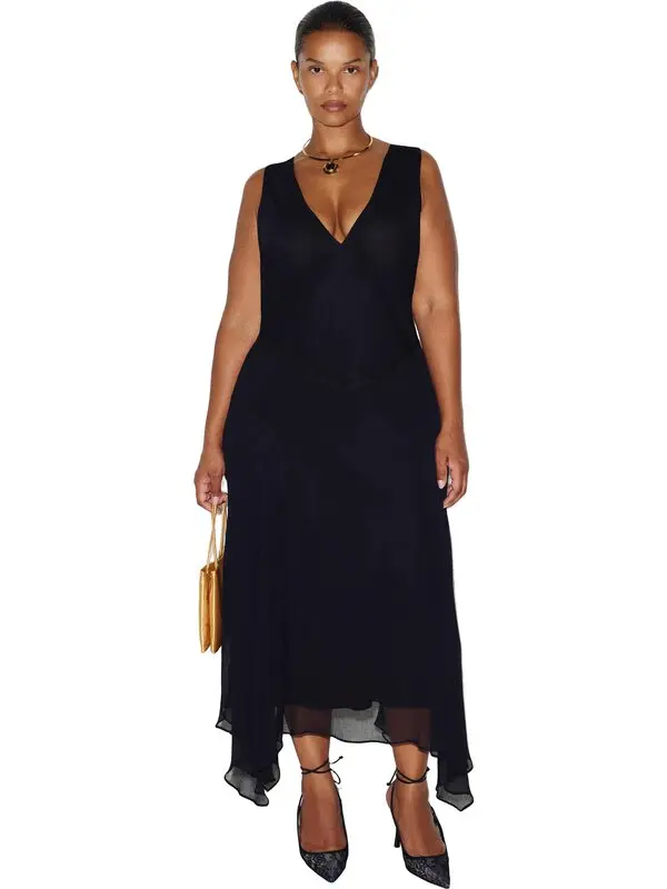 REFORMATION Stellina Dress Es - Black