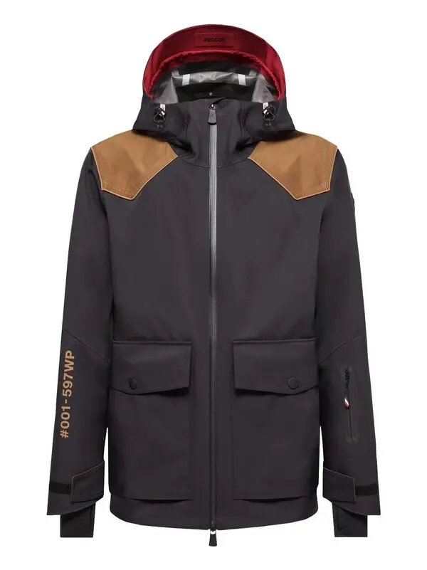 Moncler Vernon Hooded Gore‑tex® Laminate Ski Jacket - Blue