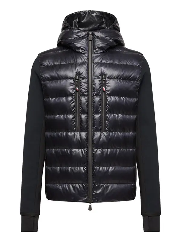 Moncler Padded Zip-up Hoodie - Blue