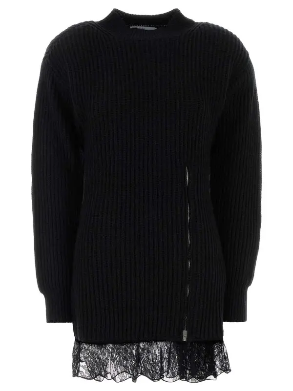 Giuseppe Di Morabito Wool Sweater Dress - Black