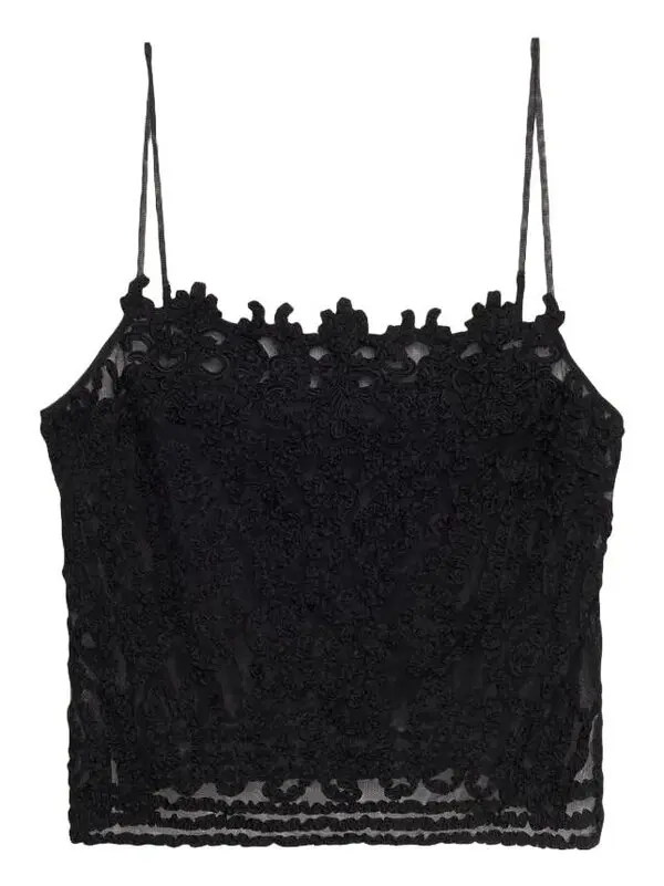 Kobi Halperin Giselle Square-neck Ribbon Blouse - Black