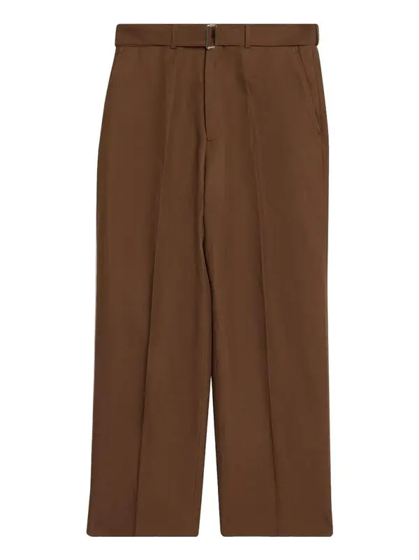 Officine Générale Belted Wide-leg Trousers - Coco