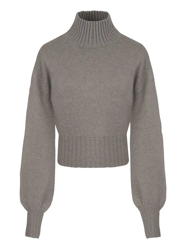 ALFIE Cloud Turtleneck Wool-cashmere Sweater - Grey